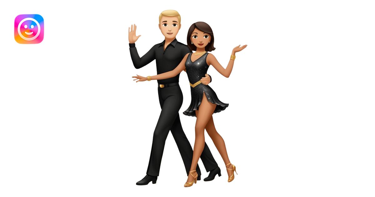 Dancesport professional latin couple dancing the rumba, the women is in ...