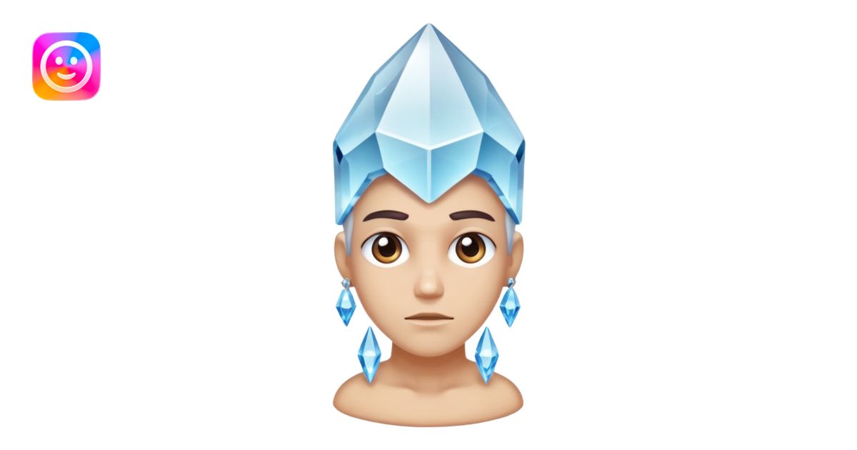A single crystal character inspired by a clear quartz cluster, chunky ...