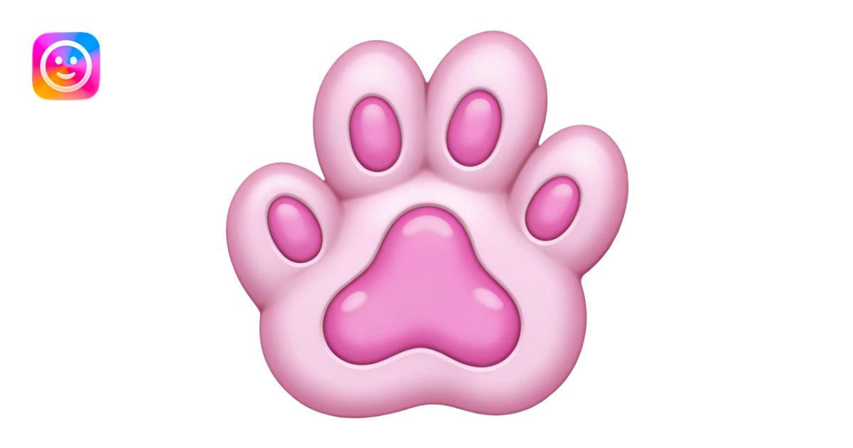 puppy paw emoji | AI Emoji Generator