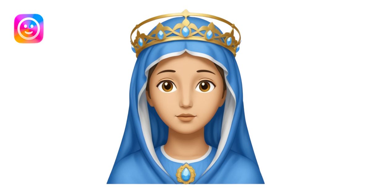 Virgem maria emoji | AI Emoji Generator