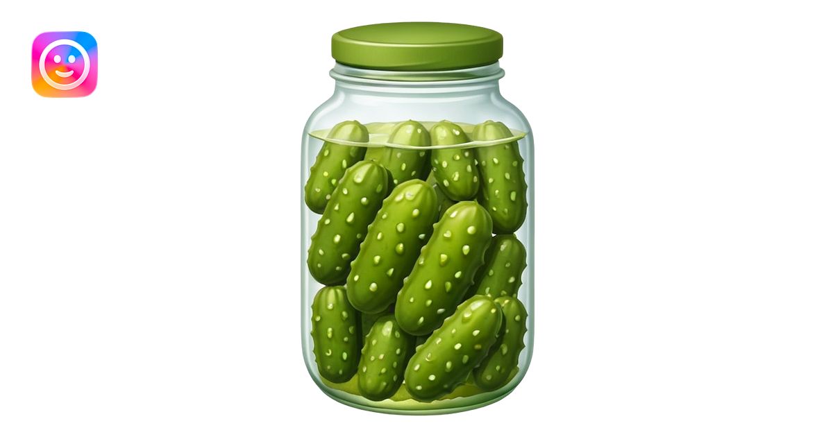 Tickle a pickle emoji | AI Emoji Generator