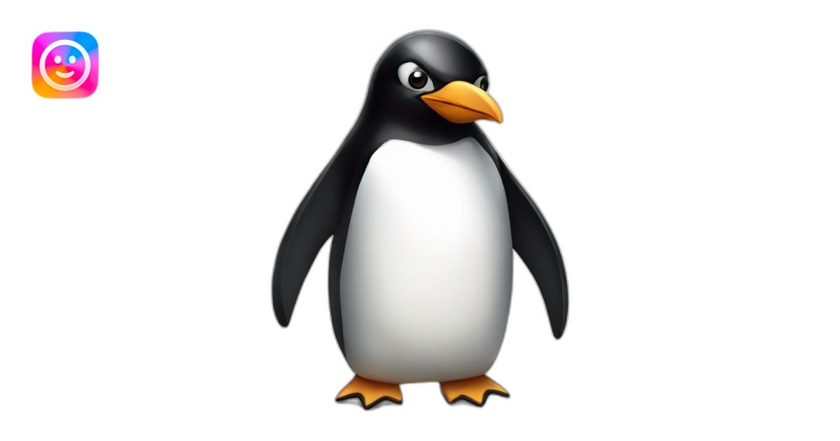 Badass Penguin emoji | AI Emoji Generator