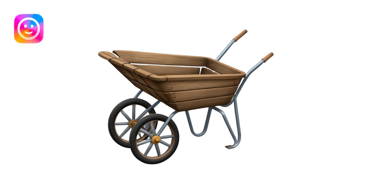 wheel barrow emoji | AI Emoji Generator