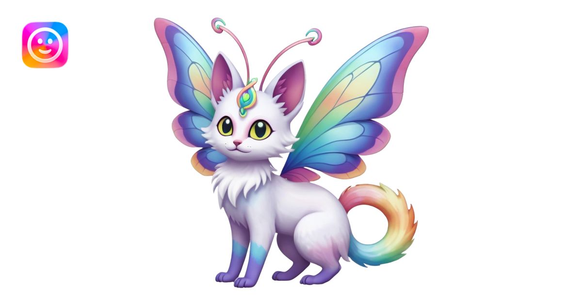 Pure-snow-White albino iridescent with pastel rainbow-gradients-color ...