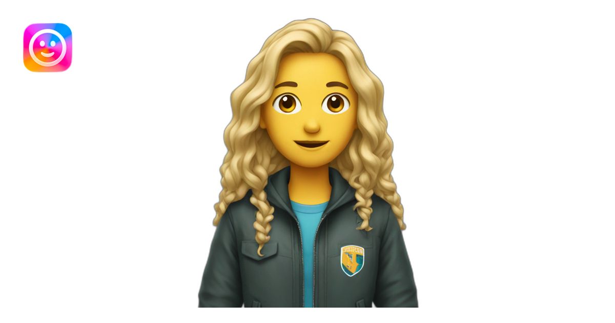 College student with jacket emoji | AI Emoji Generator