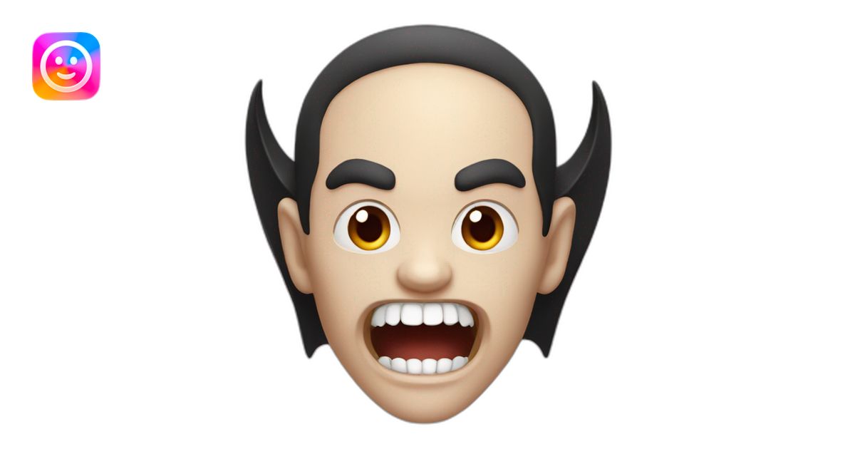 Vampire fang emoji | AI Emoji Generator