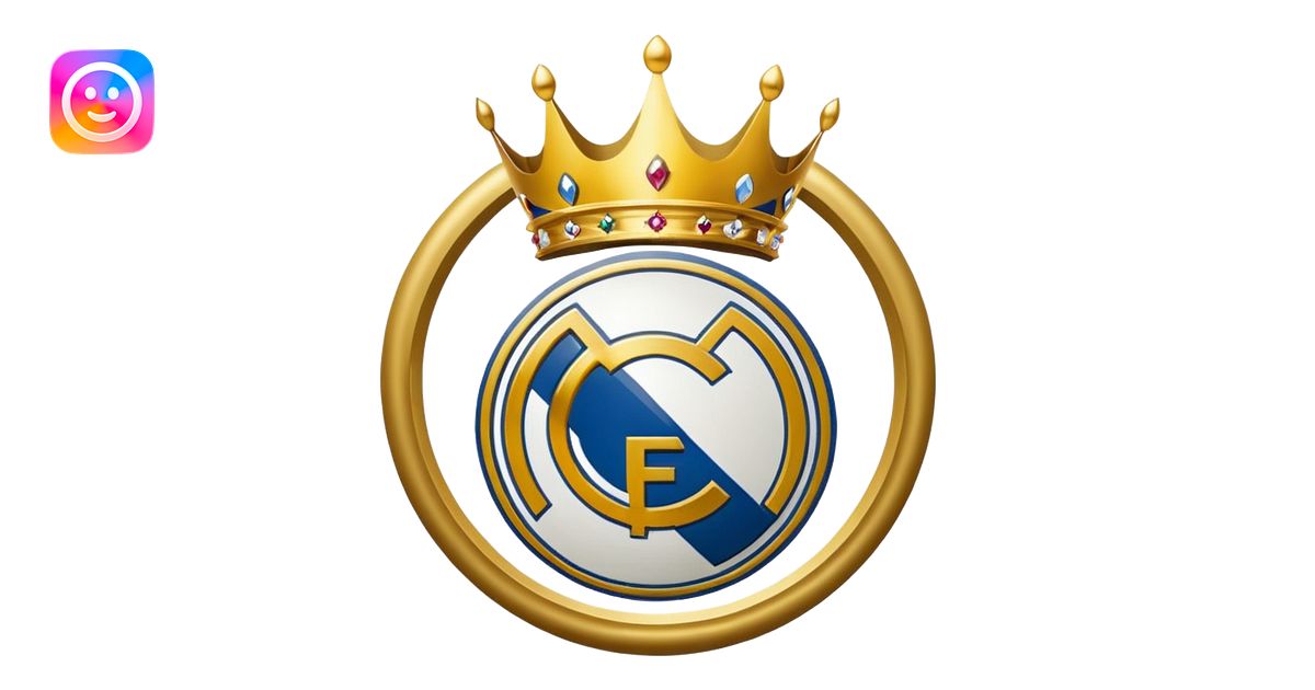 Real Madrid logo emoji | AI Emoji Generator