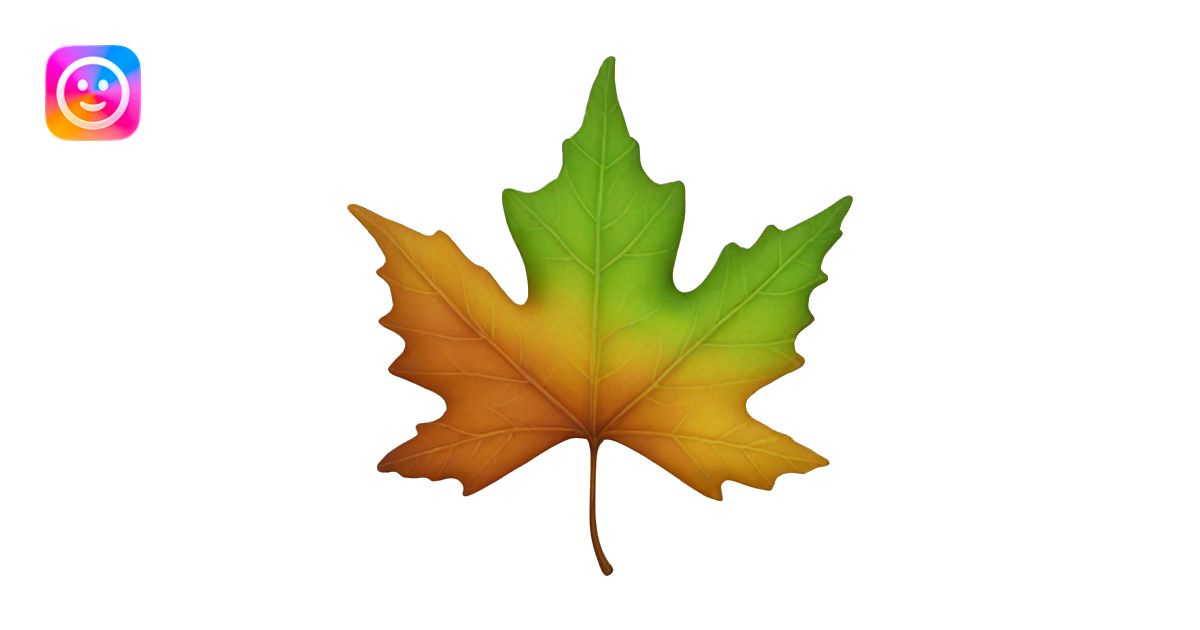 Fall leaf emoji | AI Emoji Generator