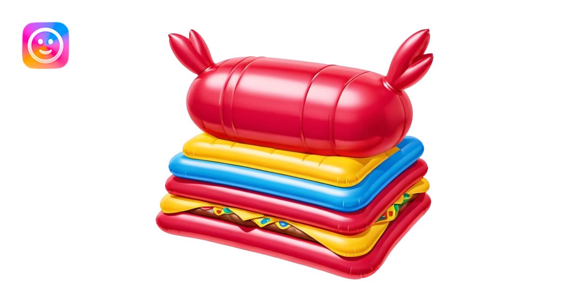 paris SPAM meat jeff koons style inflatable sculpture art painting ...