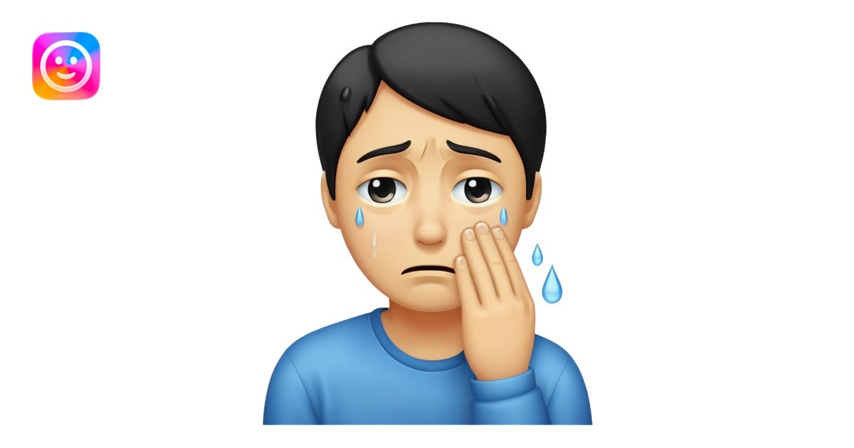 Leave then crying emoji emoji | AI Emoji Generator