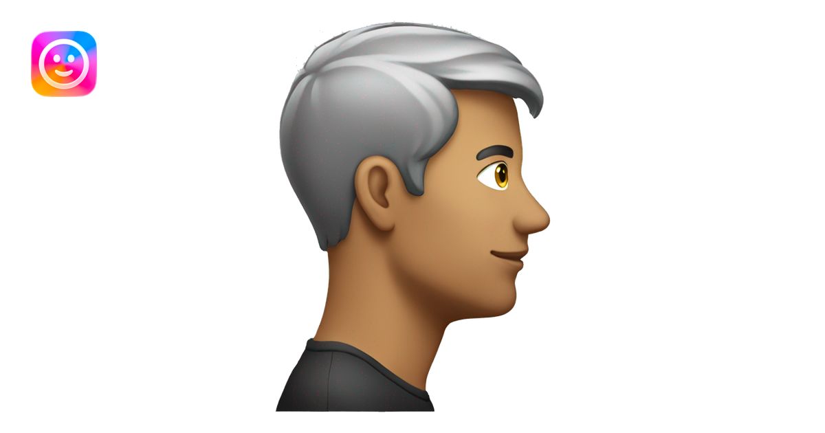 Side profile emoji | AI Emoji Generator