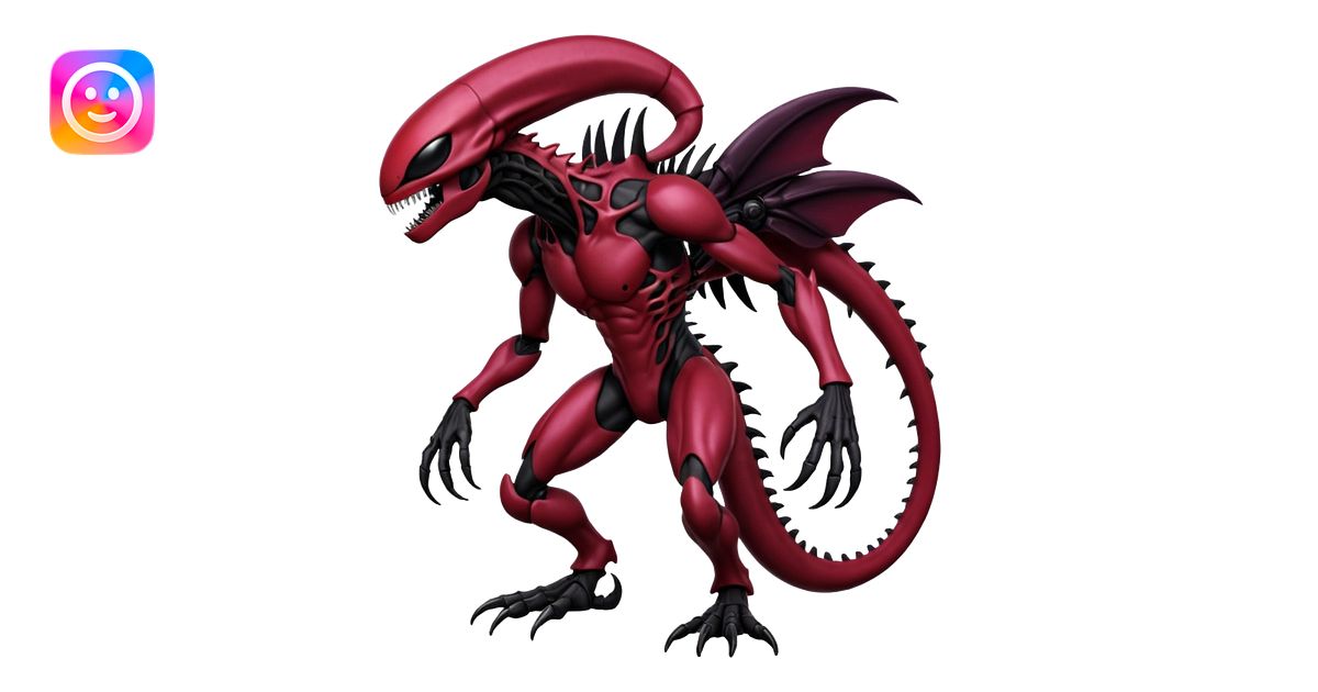 Venom-Xenomorph-Darkrai-Genesect-fusion, Full body emoji | AI Emoji ...