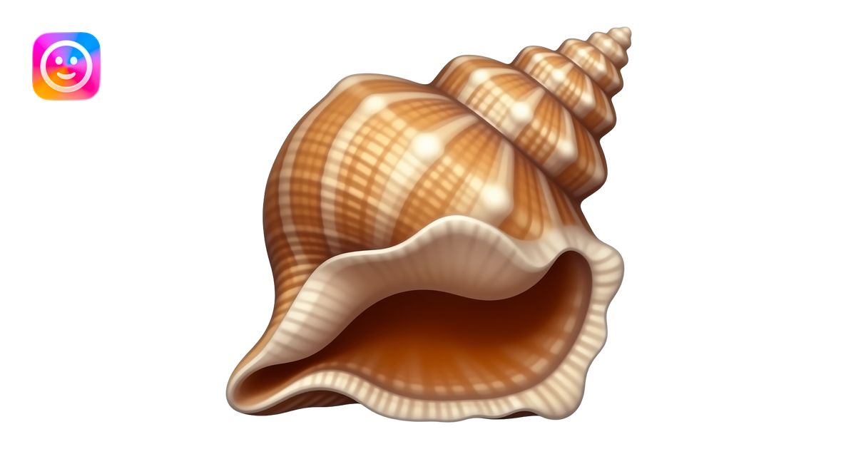 Cone snail emoji | AI Emoji Generator