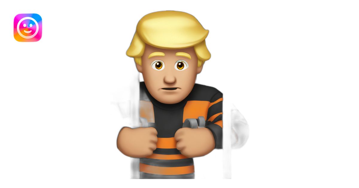 donald trump in jail emoji | AI Emoji Generator