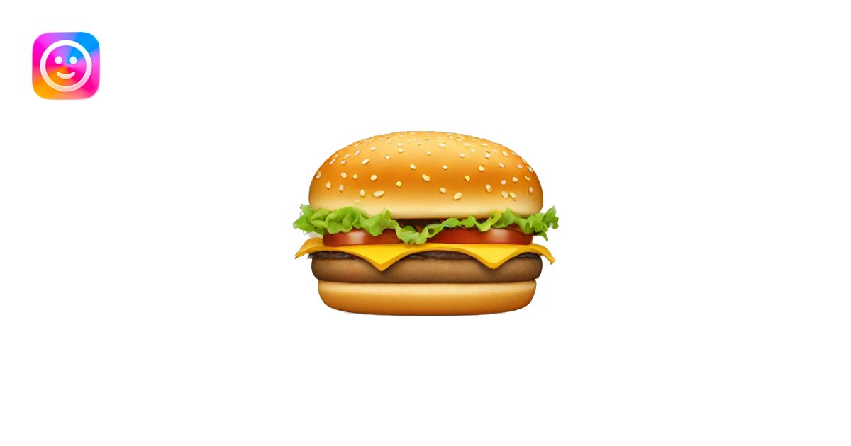 Burger emoji | AI Emoji Generator