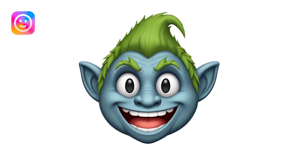 I wanna make troll face emoji emoji | AI Emoji Generator