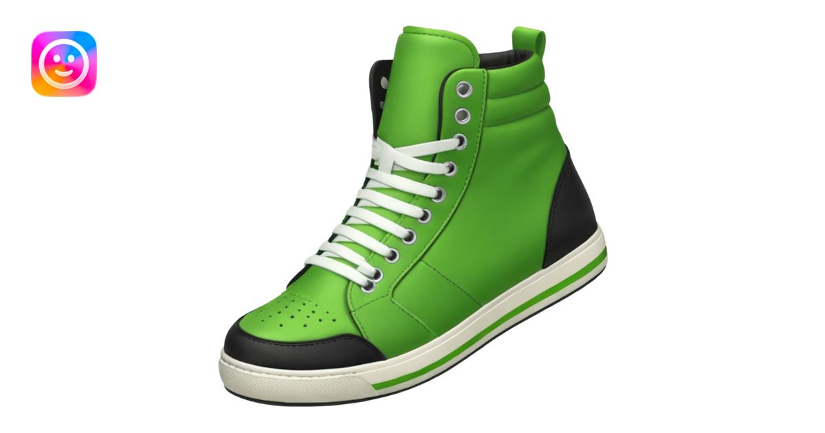 Elphaba sneakers emoji | AI Emoji Generator