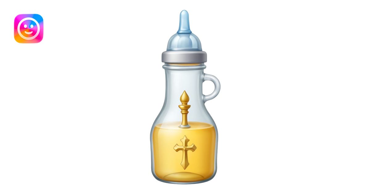 Justeun biberon avec Jeanne d’arc dedans emoji | AI Emoji Generator