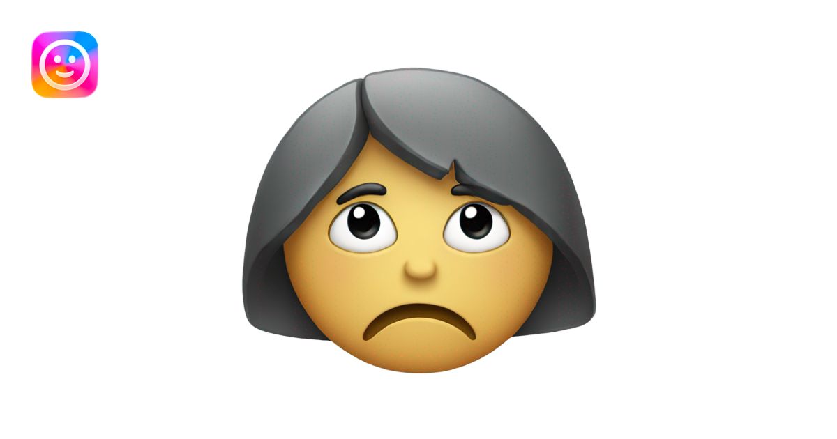 Sad face showing rock emoji | AI Emoji Generator