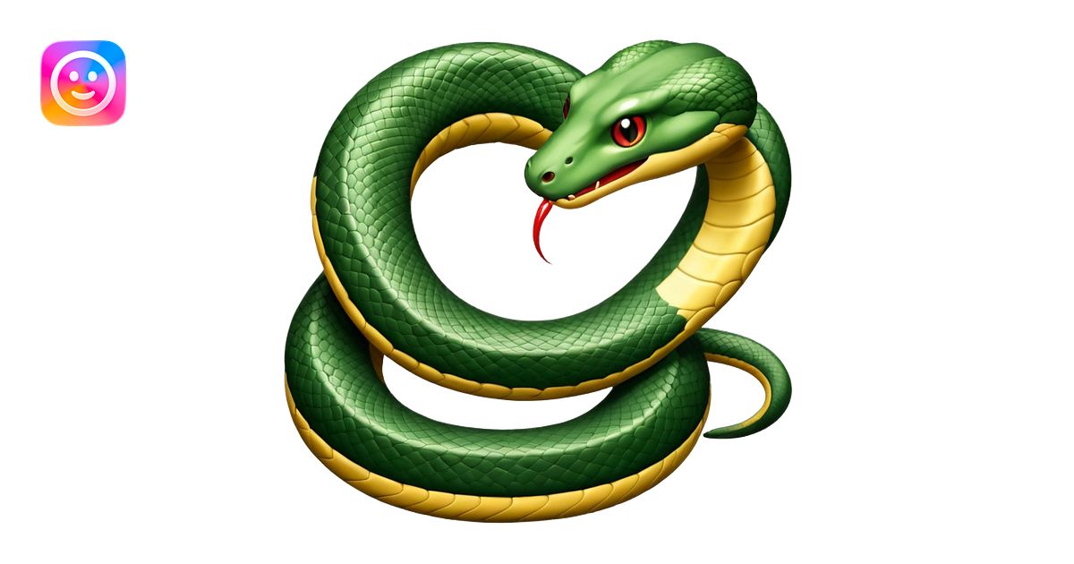 snake ouroboros emoji | AI Emoji Generator