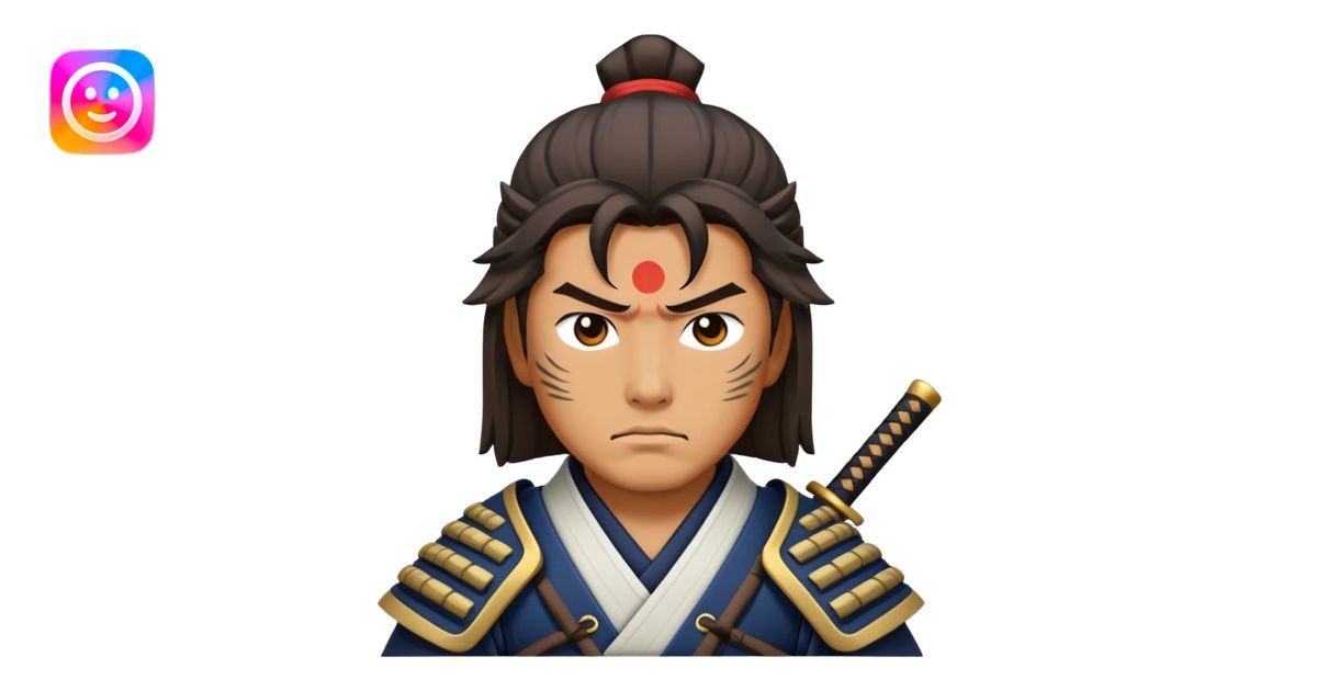 samurai emoji | AI Emoji Generator