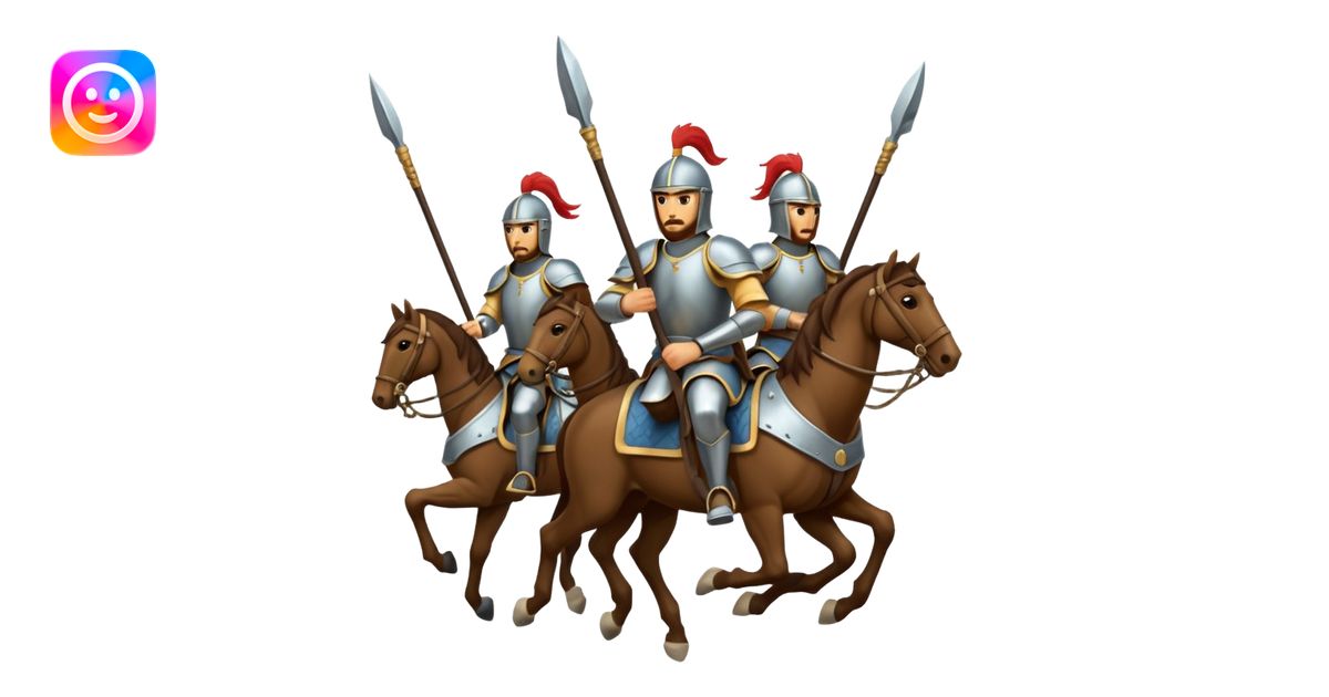 cavalry emoji | AI Emoji Generator