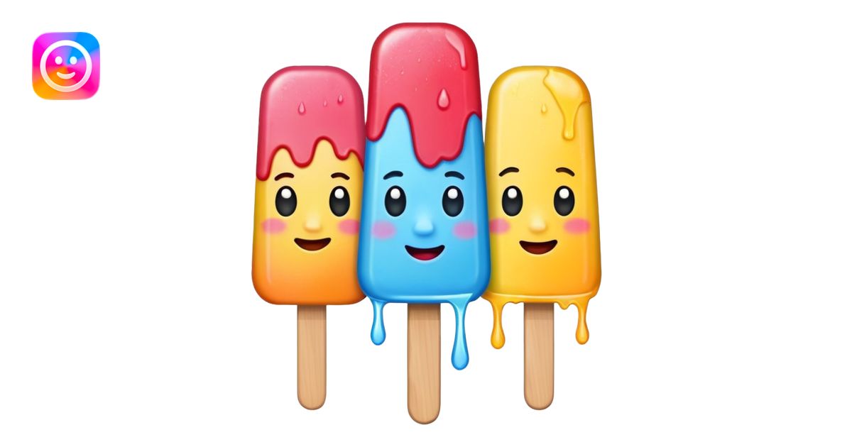 Popsicle emoji | AI Emoji Generator
