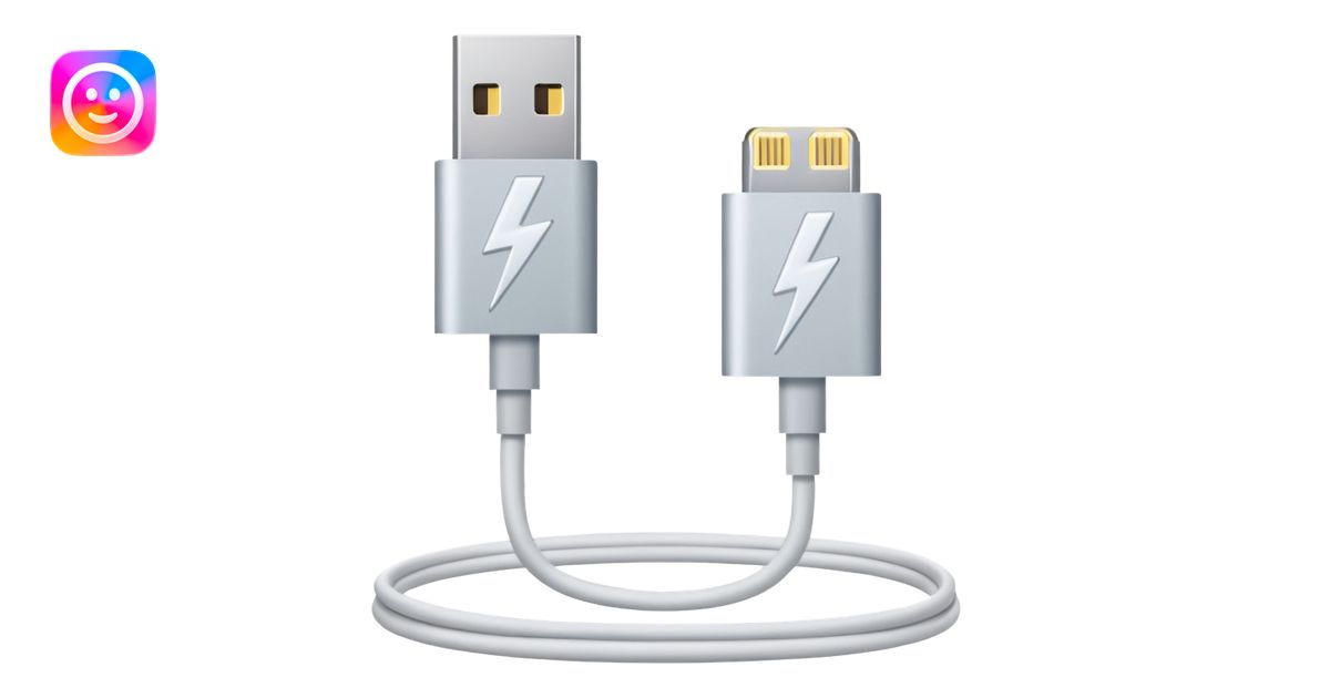 apple cable emoji | AI Emoji Generator