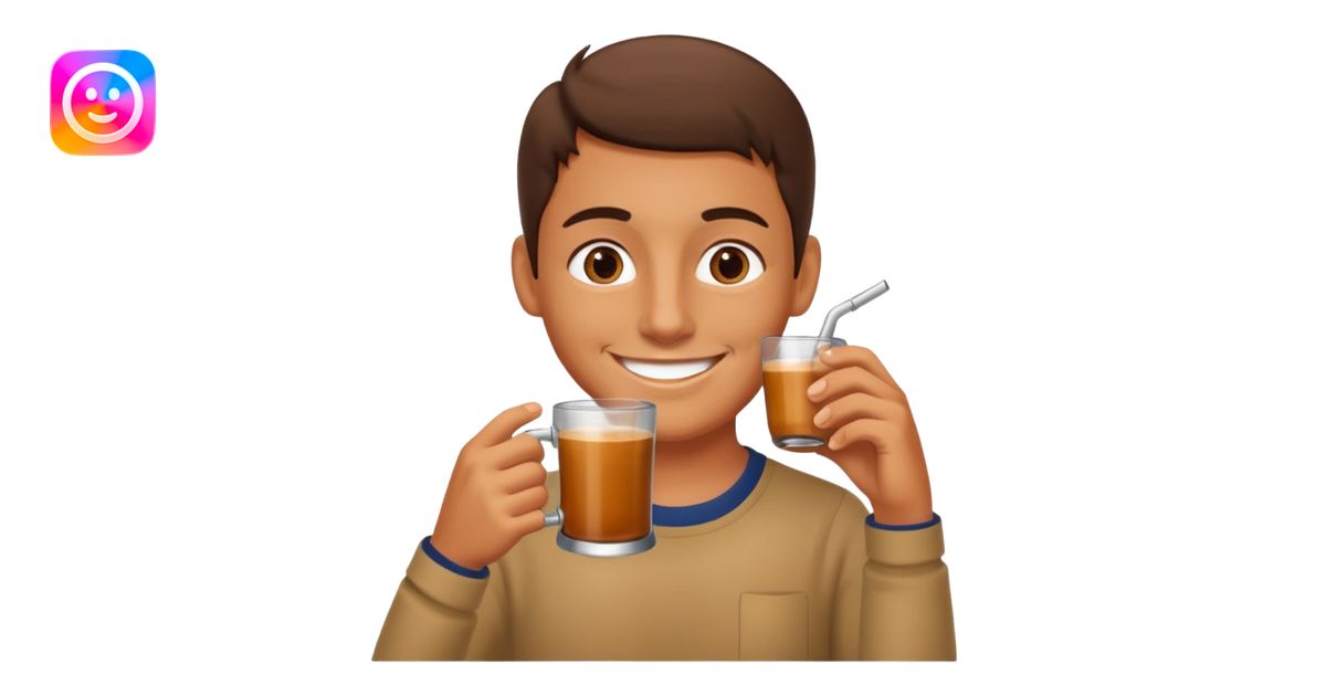Dibujito tomando mate emoji | AI Emoji Generator