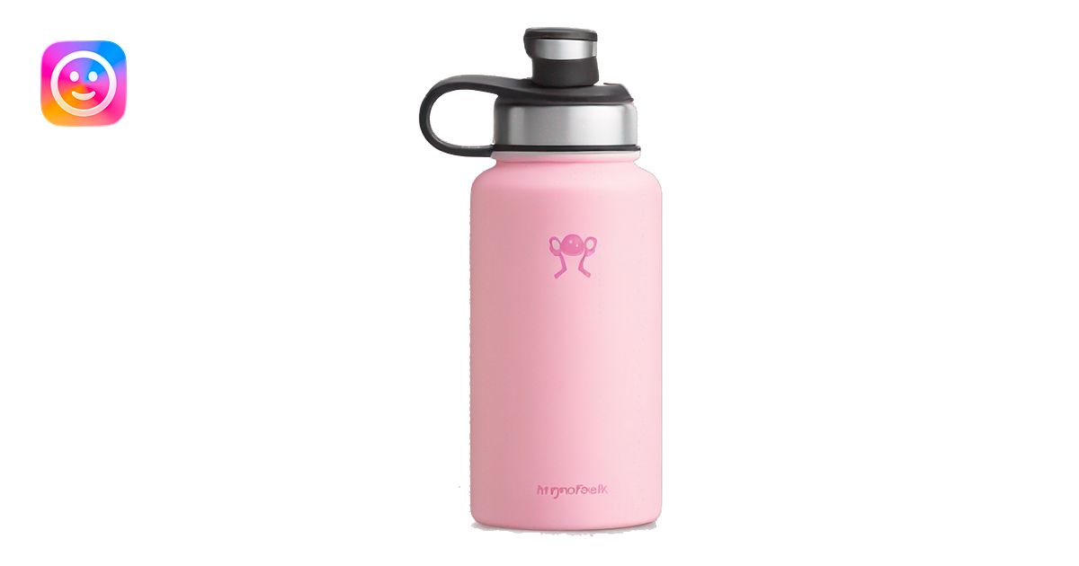 Light pink hydroflask emoji | AI Emoji Generator