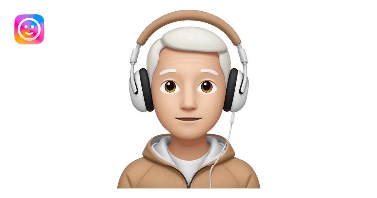 Airpods max un peut plus ouvert pour mettre une tete dedans emoji | AI ...