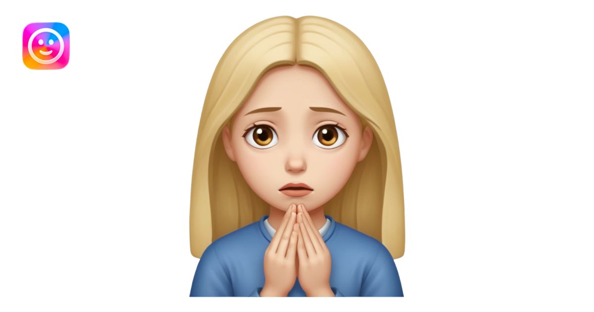 Girl begging emoji | AI Emoji Generator