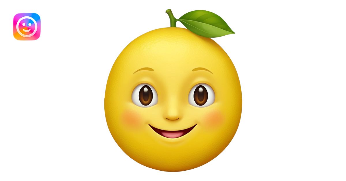 happy lemon emoji | AI Emoji Generator