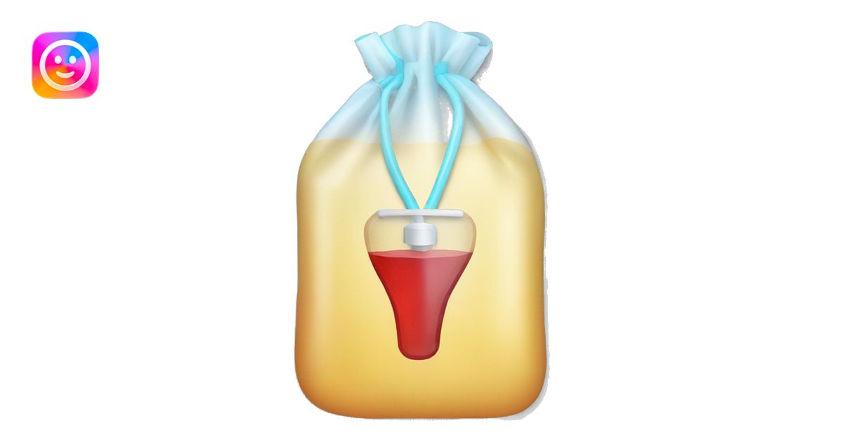IV fluid bag emoji | AI Emoji Generator