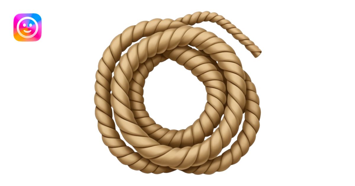 Bondage rope emoji | AI Emoji Generator