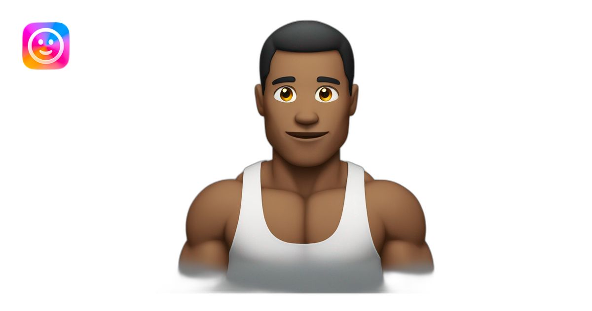 chad muscles emoji | AI Emoji Generator