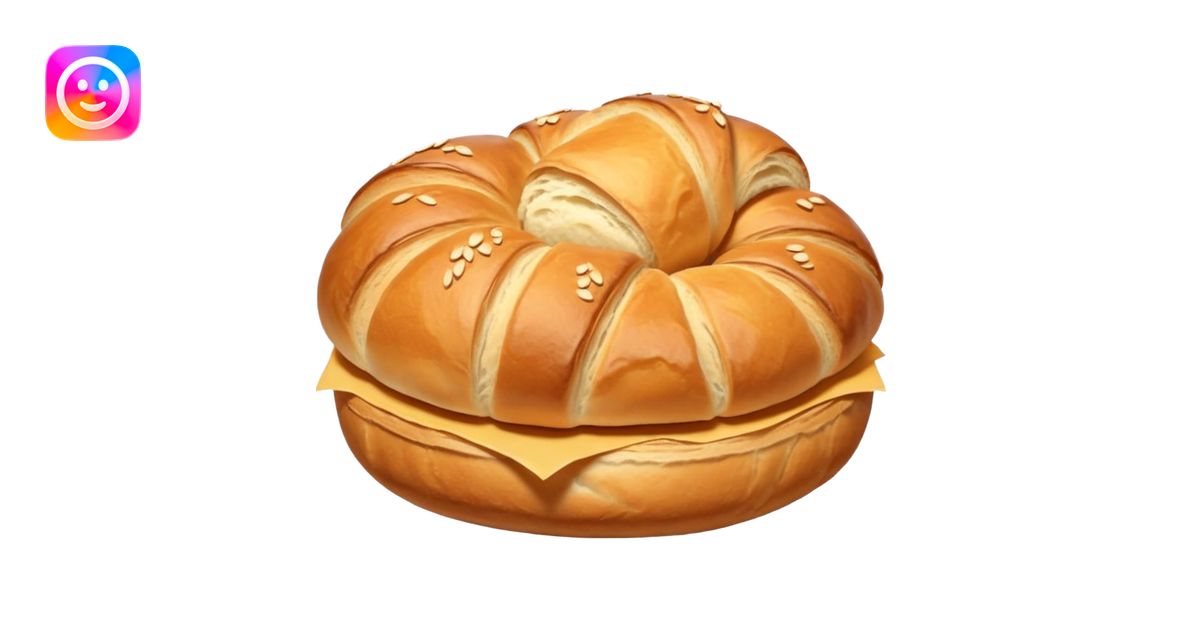 A group of baked goods: a round bread roll beside a small croissant on ...