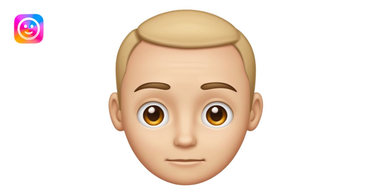 emoji of only the forehead area of a human face, cropped between ...