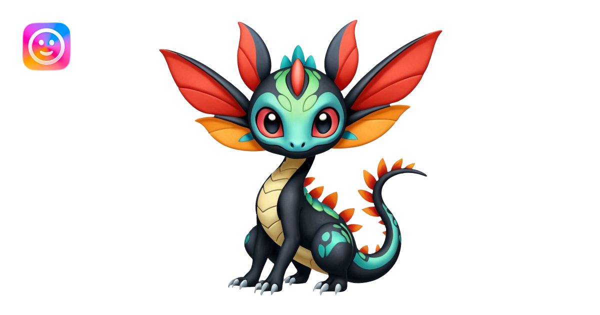 Colorful Exotic Meloetta-Toothless-Salandit-Stitch-Fakémon-creature ...