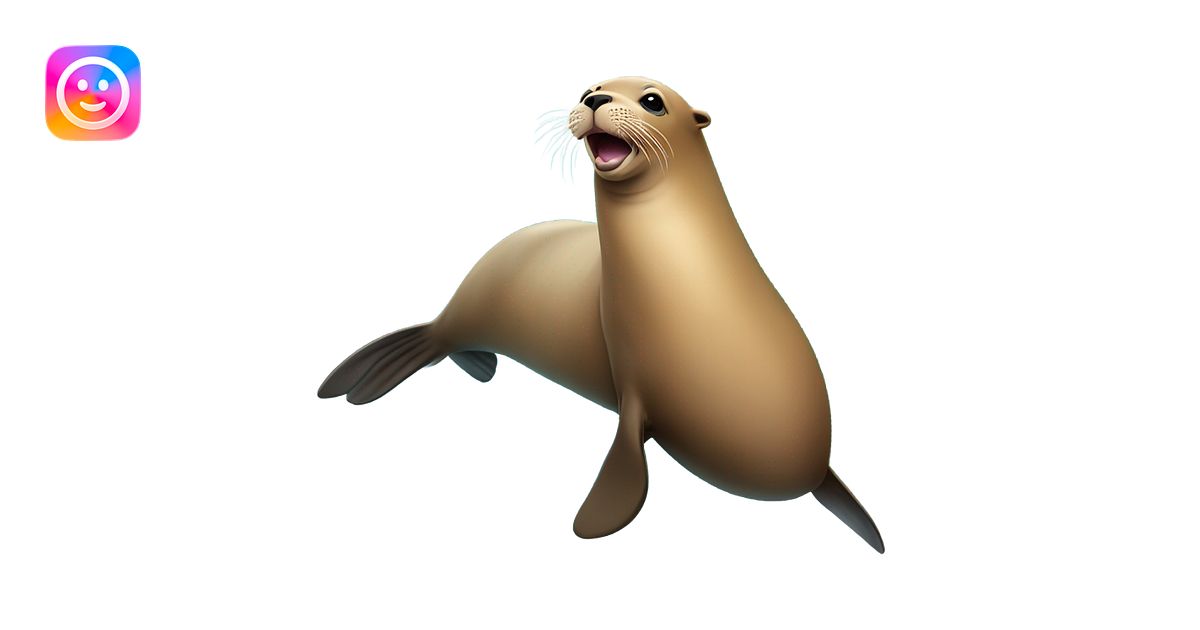 California sea lion emoji | AI Emoji Generator
