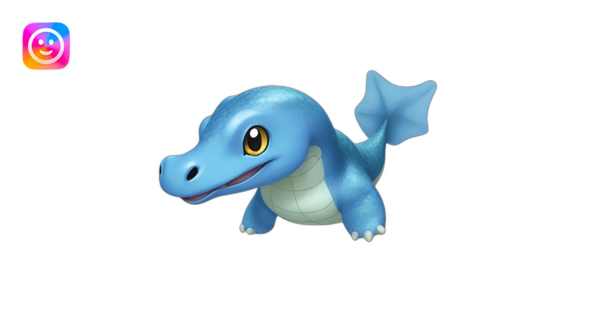 lapras pokemon emoji | AI Emoji Generator
