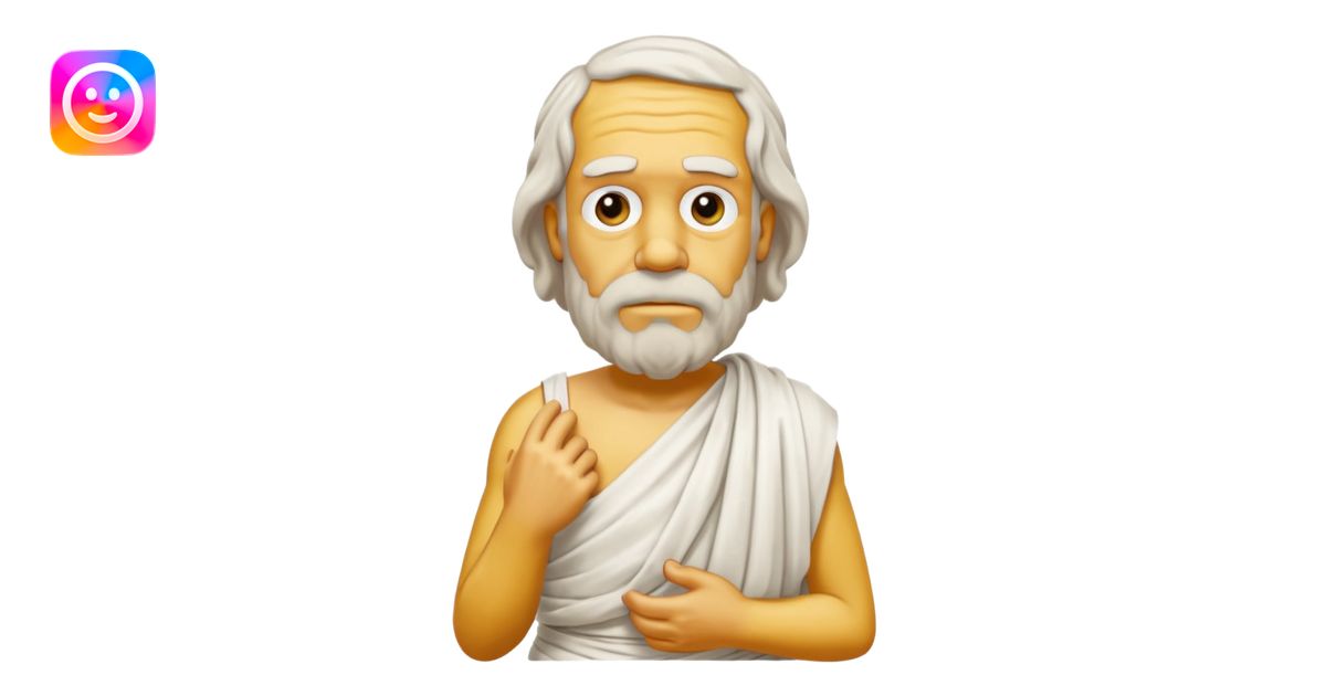 ancient greek homer poet emoji | AI Emoji Generator