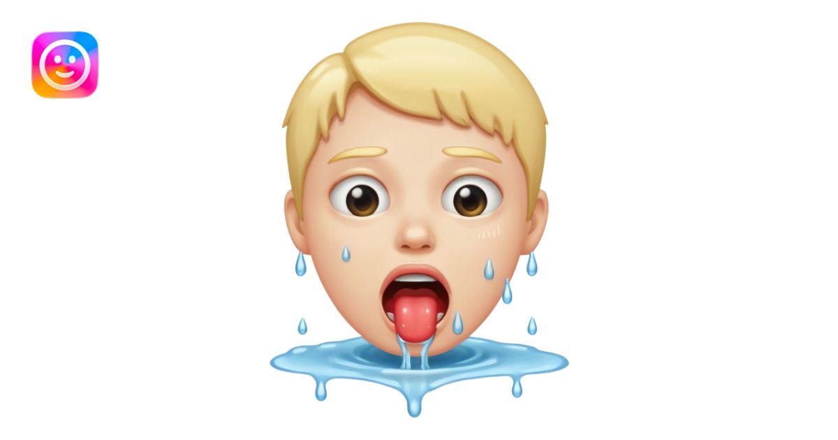Retard drooling emoji | AI Emoji Generator