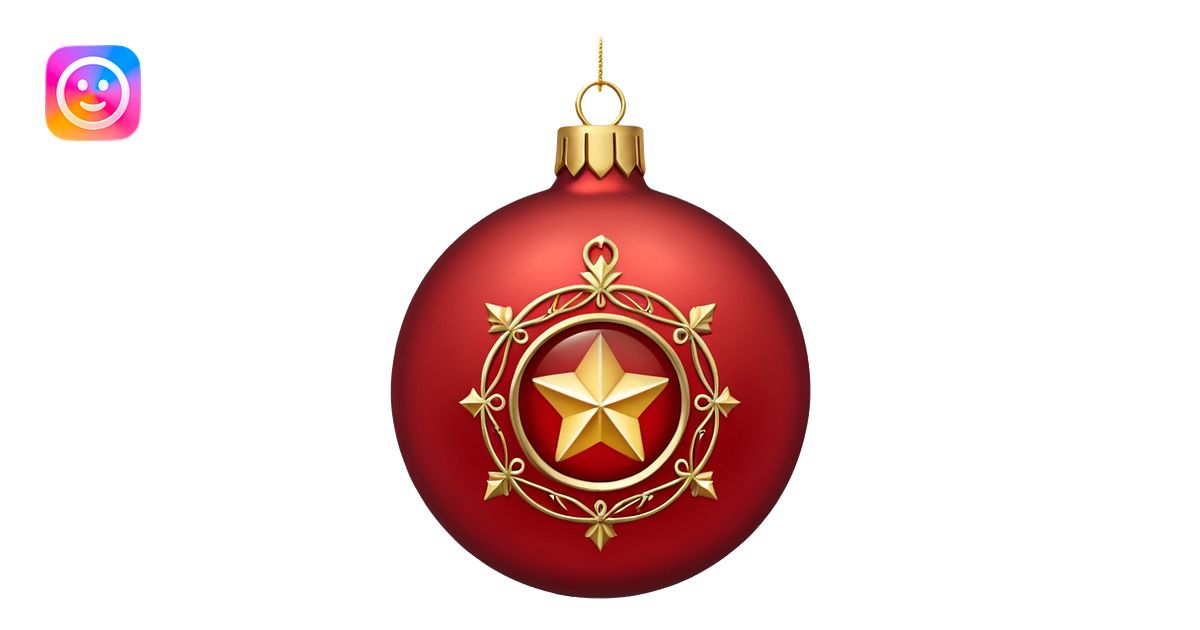christmas ornament O'Well Noel emoji | AI Emoji Generator