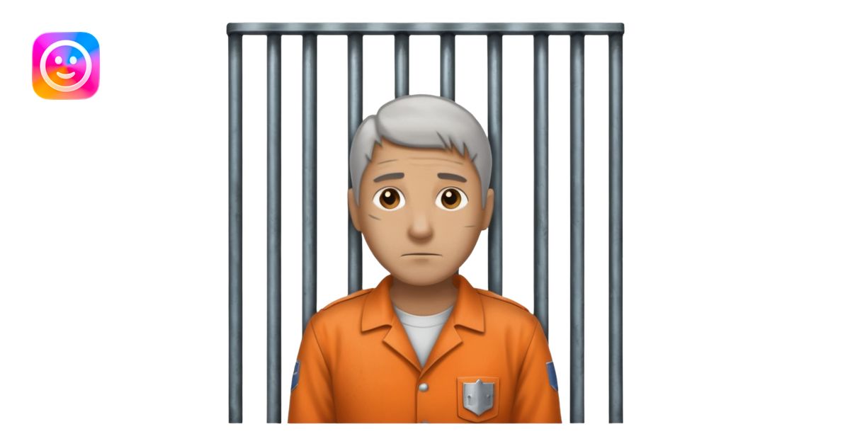 prison with man emoji | AI Emoji Generator