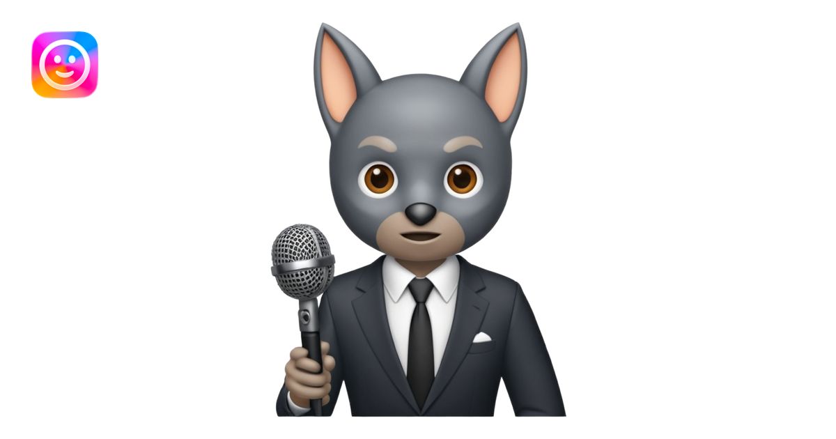 Bat News Reporter emoji | AI Emoji Generator