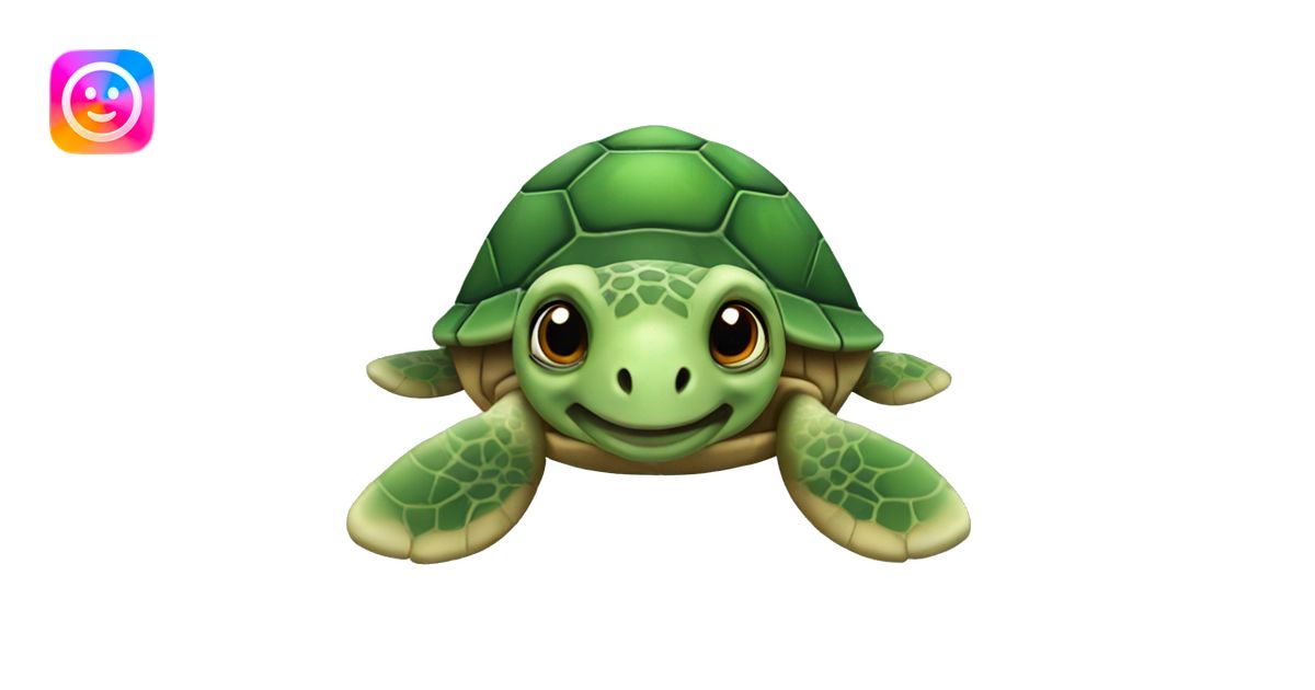 Sea turtle emoji | AI Emoji Generator