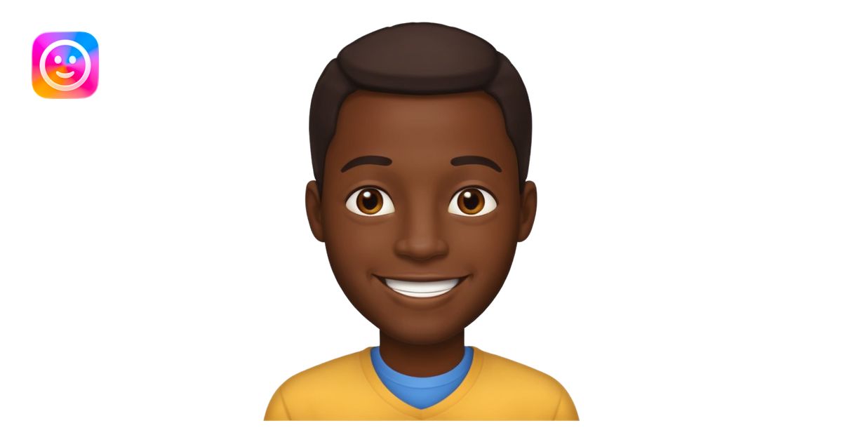 African american male emoji | AI Emoji Generator