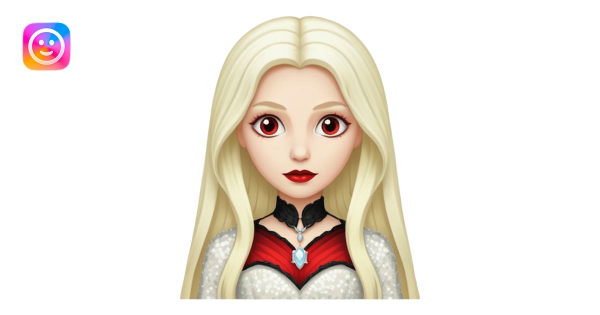 Bride of Dracula with long platinum blonde hair, ivory sequin outfit ...