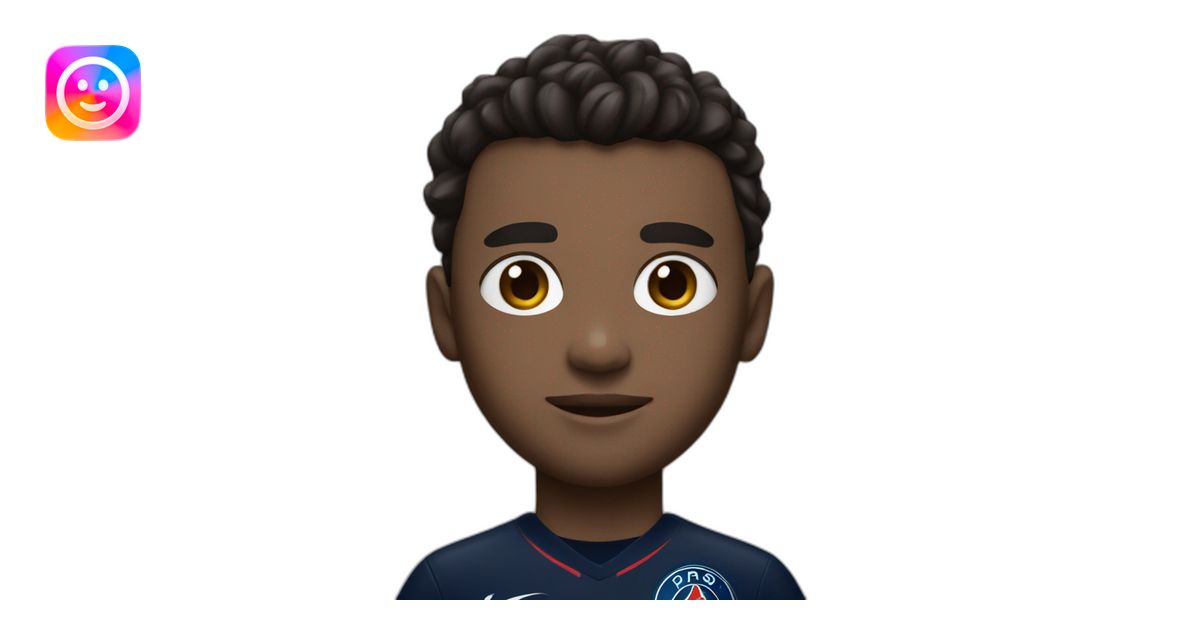Son kogu with psg jersey emoji | AI Emoji Generator